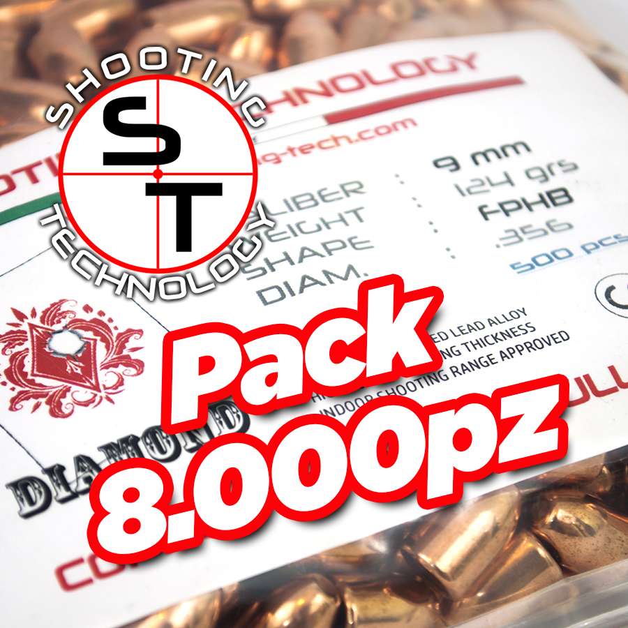 Diamond bullet Flat point Hollow Base 124 8000pcs - EU Intra Community ...